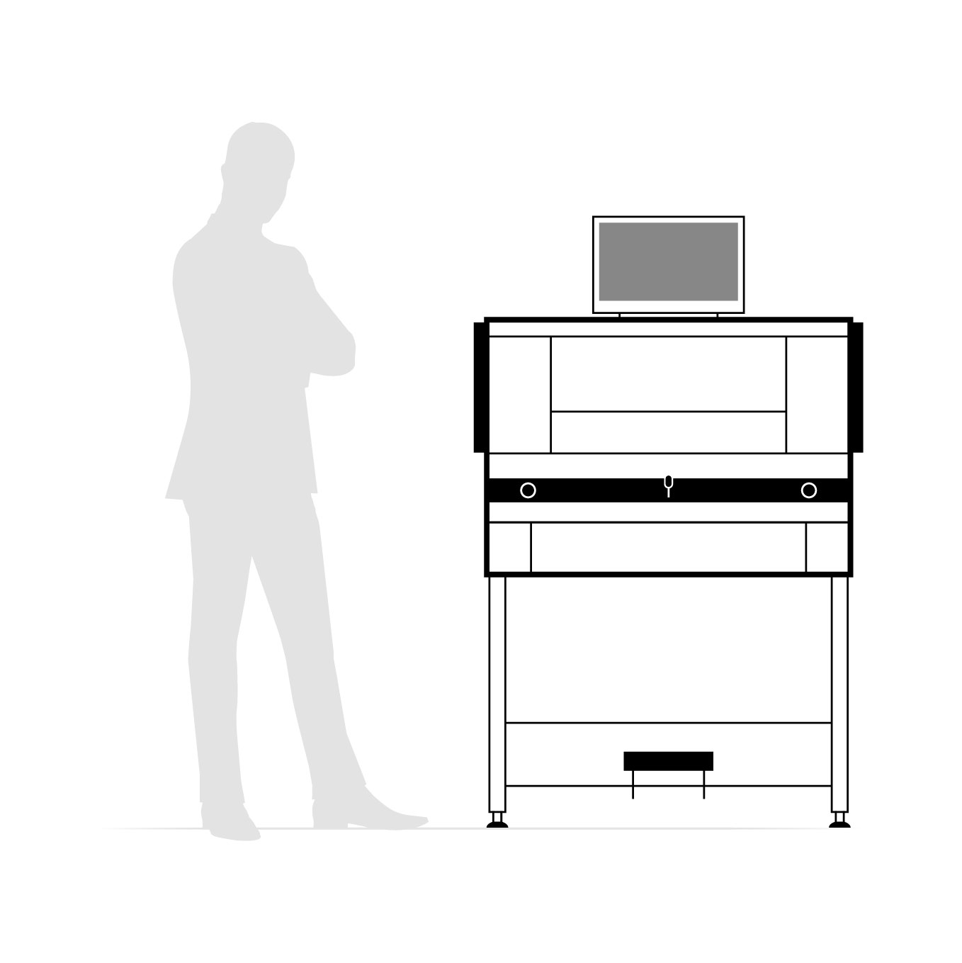 เครื่องตัดกระดาษไฮโดรลิค THE 56 - Docusys