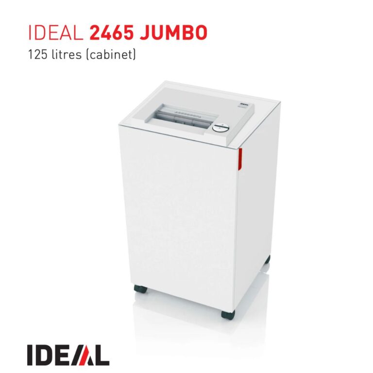 เครื่องทำลายเอกสาร IDEAL 2465 JUMBO (ถังบรรจุ 100 ลิตร) - Docusys